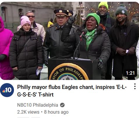 Media MISSPELL Philly Mayor’s MISSPELLING of NFL’s ‘Eagles’